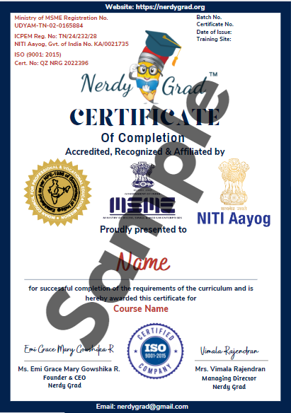 Our Credentials – Nerdy Grad