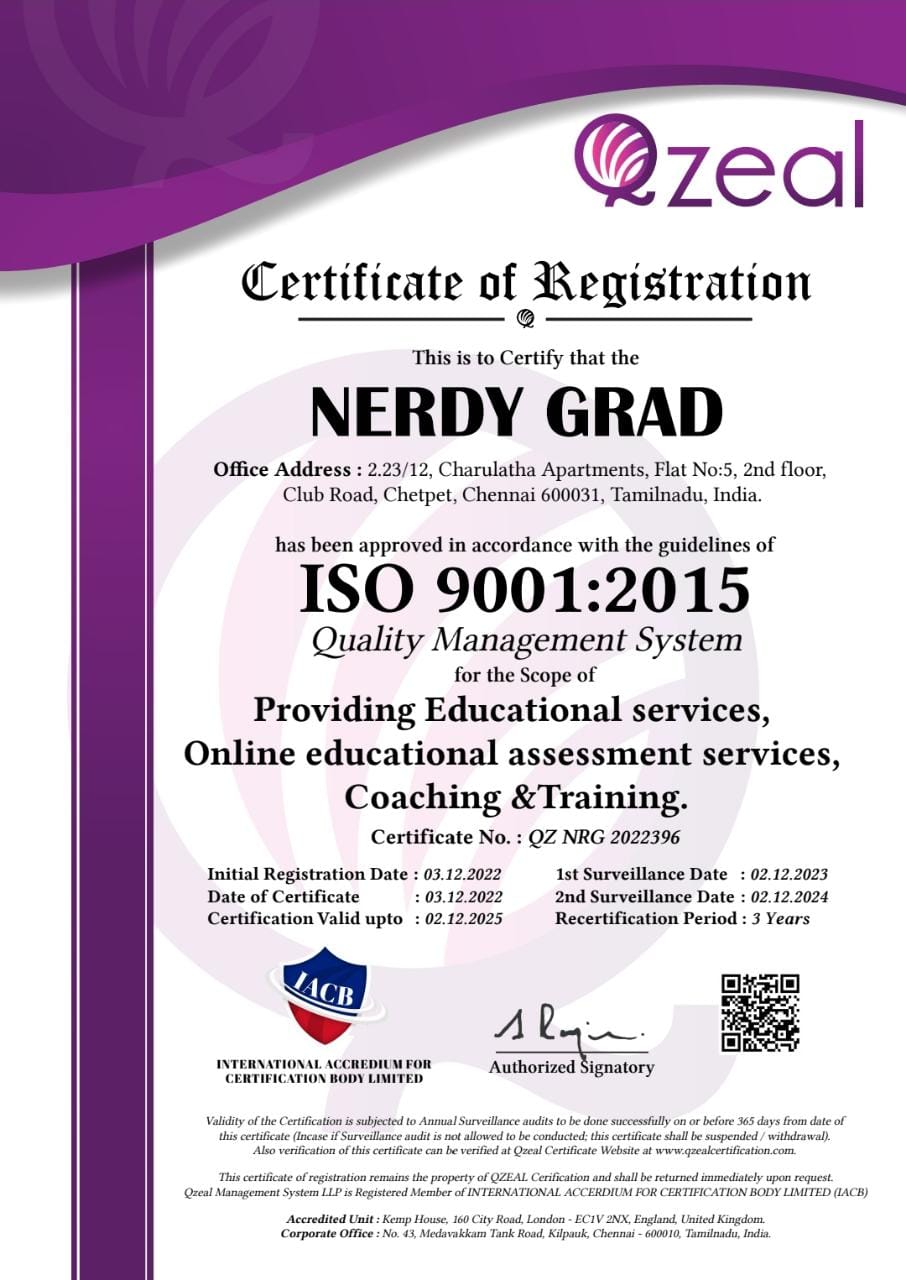 Our Credentials – Nerdy Grad